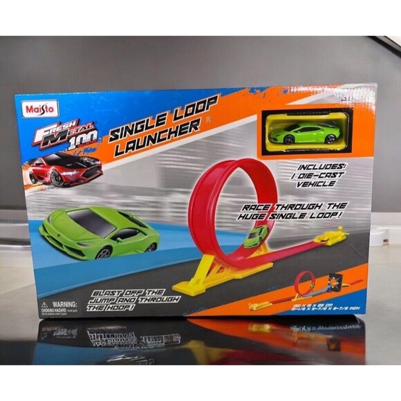 maisto | Toys | Maisto Single Loop Launcher Wdie Cast Green Lamborghini ...